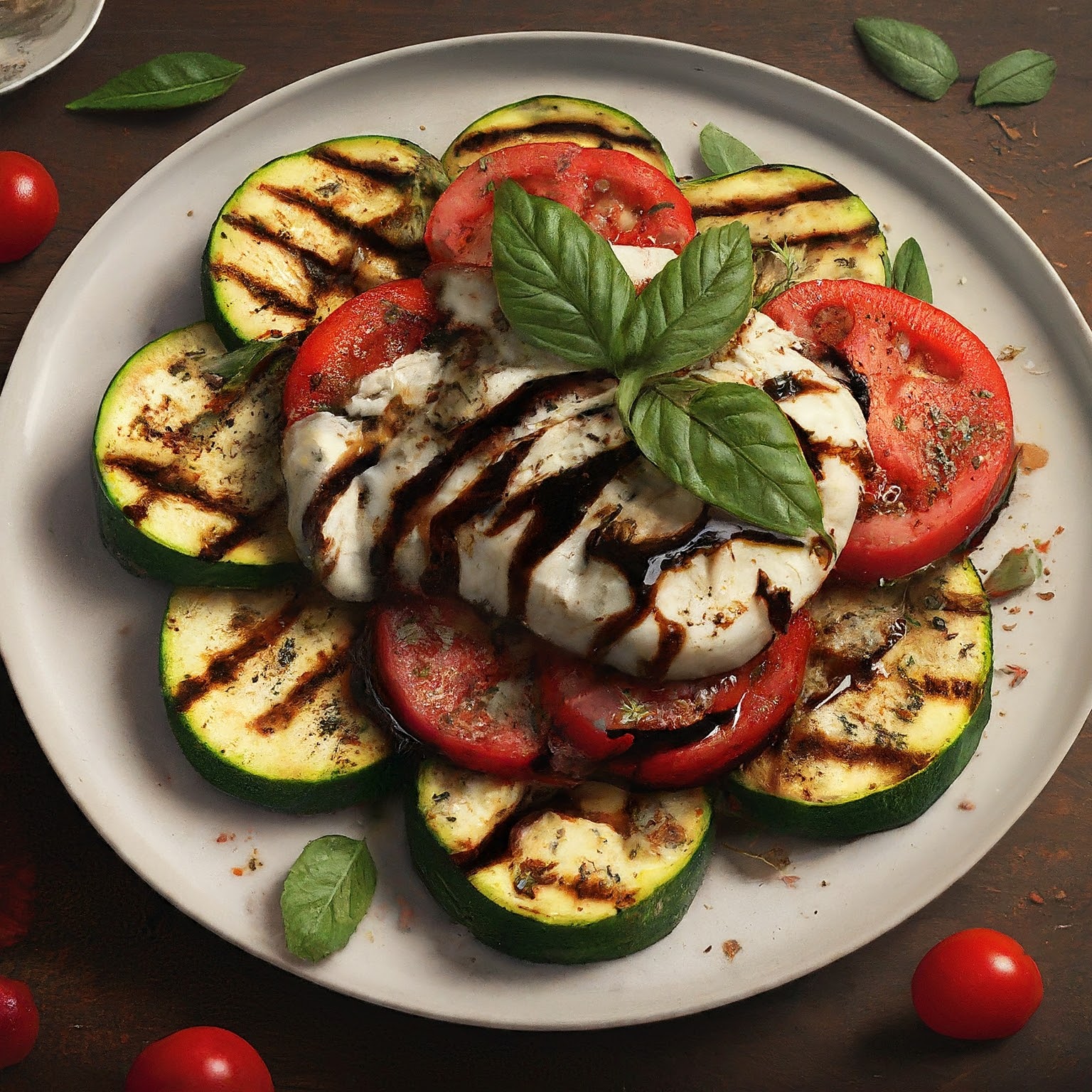 Grilled Zucchini Caprese Recipe: Blissful Delight! - The Fresh Man cook