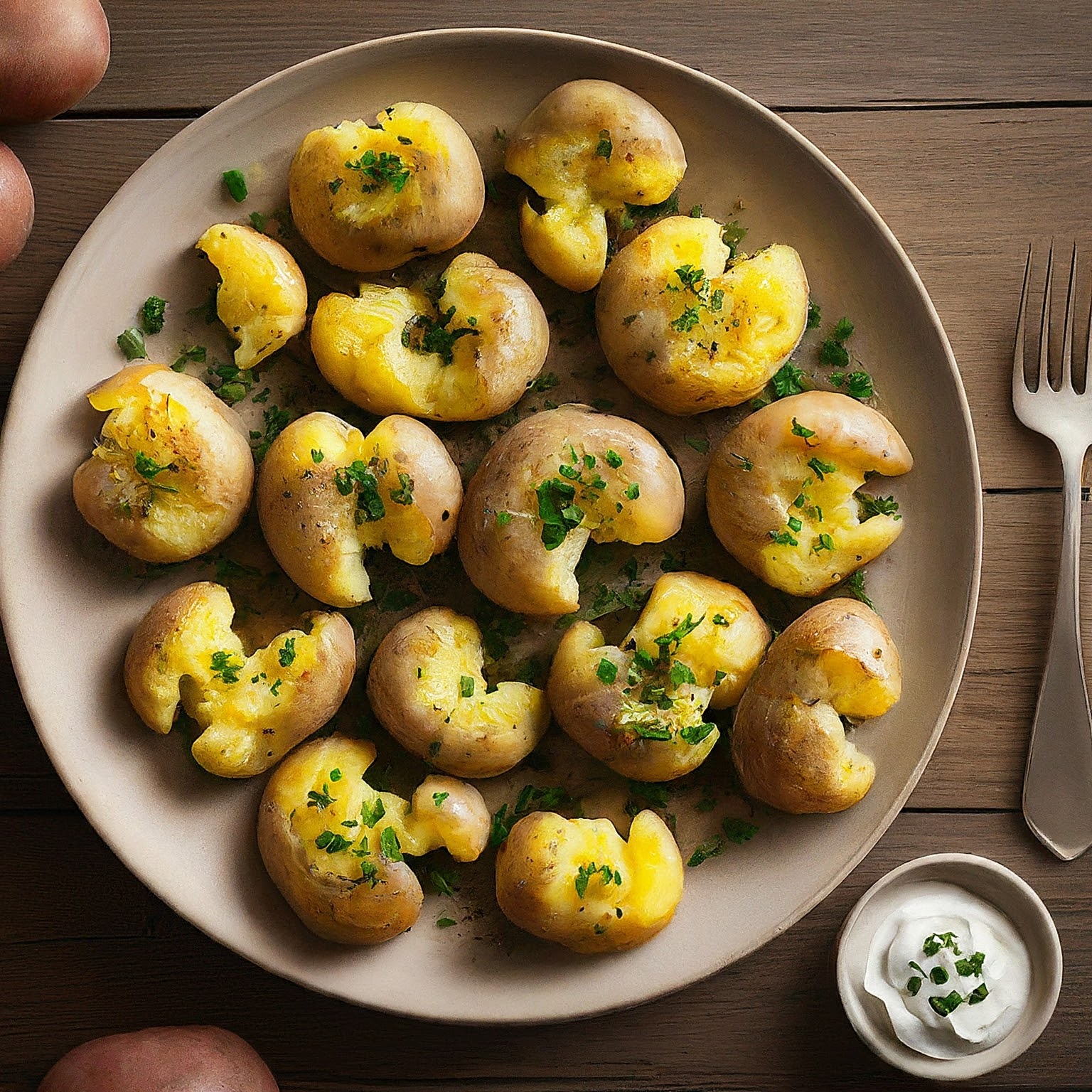 Smashed Potatoes Recipe: Light Up Your Palate. - Explore a Variety of ...