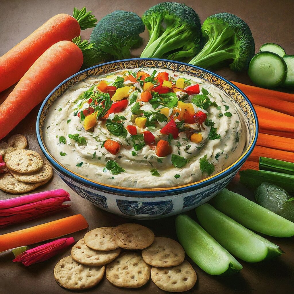 Veggie Dip Recipe: Power-Packed Snack! - The Fresh Man cook