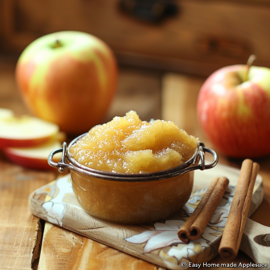 Easy Homemade Applesauce Recipe: Delicious Delight! - The Fresh Man cook