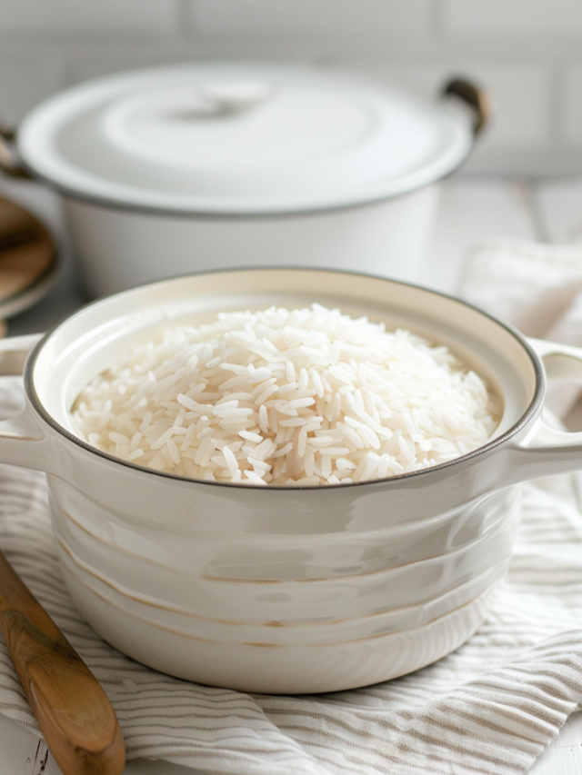 How to Cook White Rice on The Stove - The Fresh Man cook