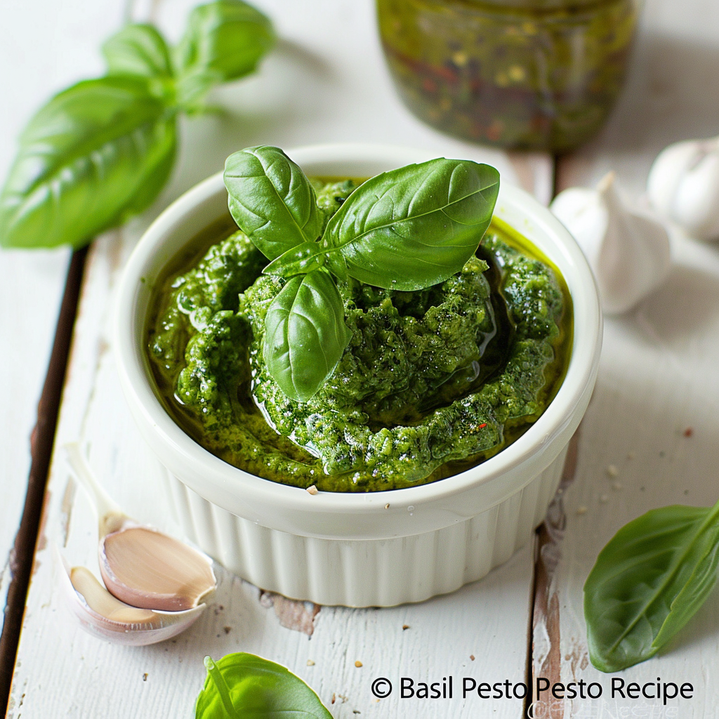 Classic Basil Pesto Recipe: Dynamic Freshness! - The Fresh Man cook