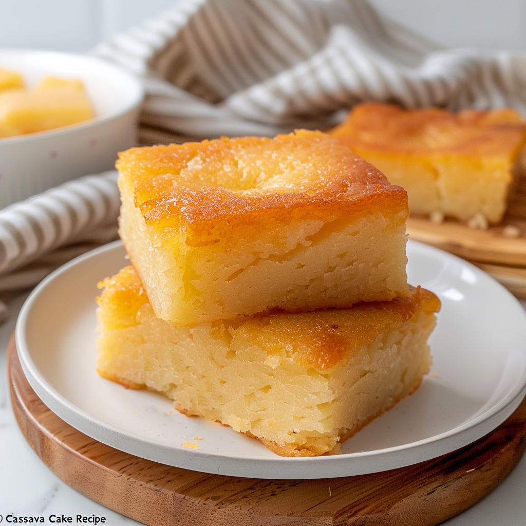 Cassava Cake Recipe: Rich, Creamy, and Delicious! - The Fresh Man cook
