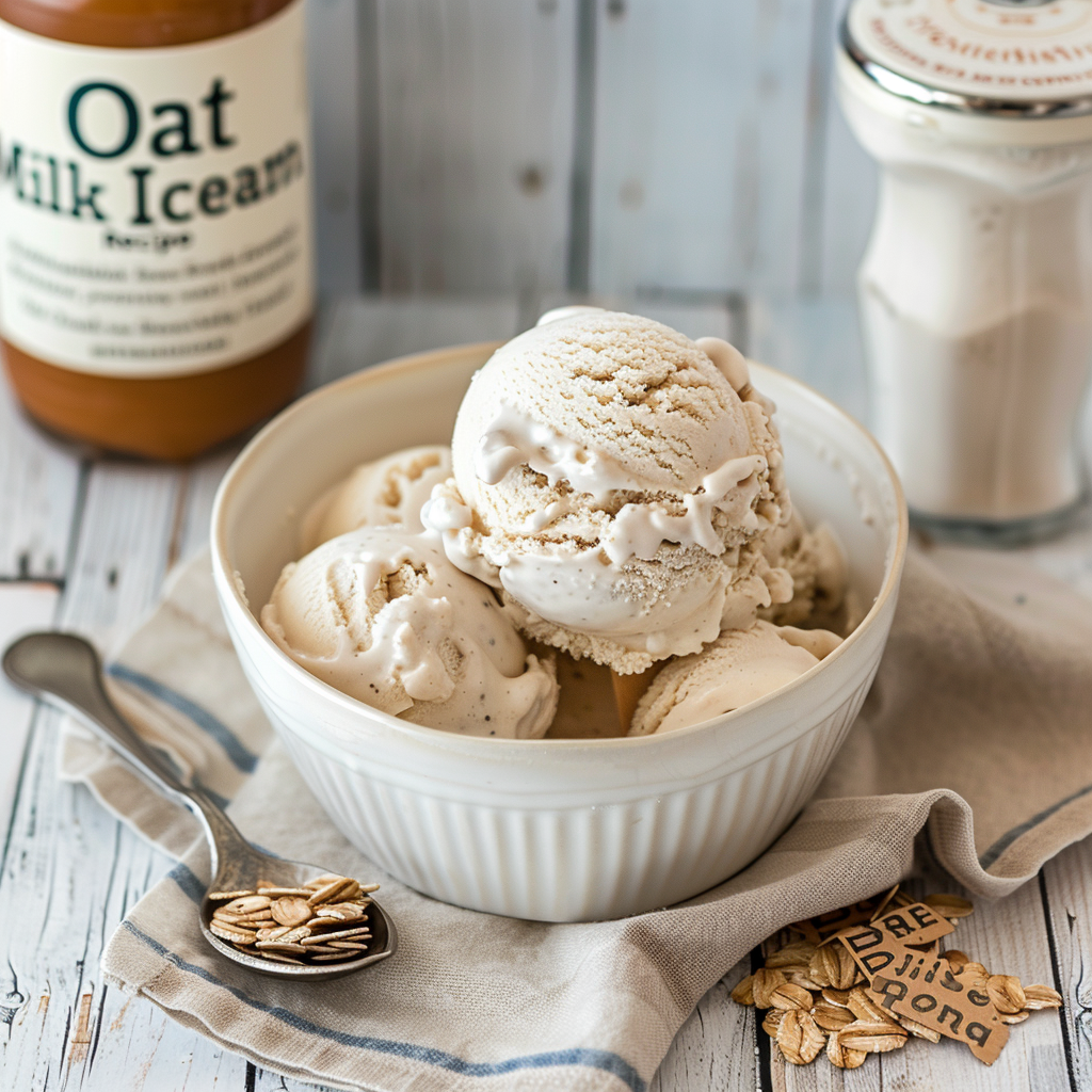 Oat Milk Ice Cream Recipe: A Creamy Dairy-Free Delight! - The Fresh Man ...