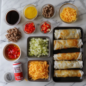 Cheeseburger Spring Rolls Disney: Theme Park Treats! - The Fresh Man cook