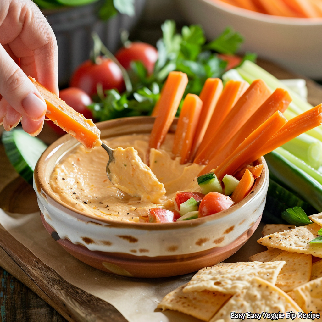 Easy Veggie Dip Recipe: Ultimate Delight! - The Fresh Man cook