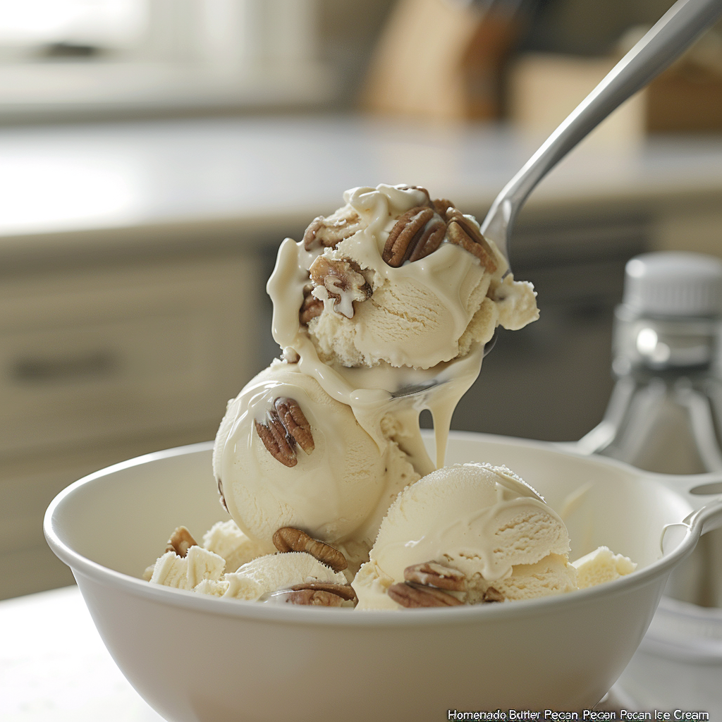 Homemade Butter Pecan Ice Cream: Sweet and Nutty Heaven! - The Fresh ...