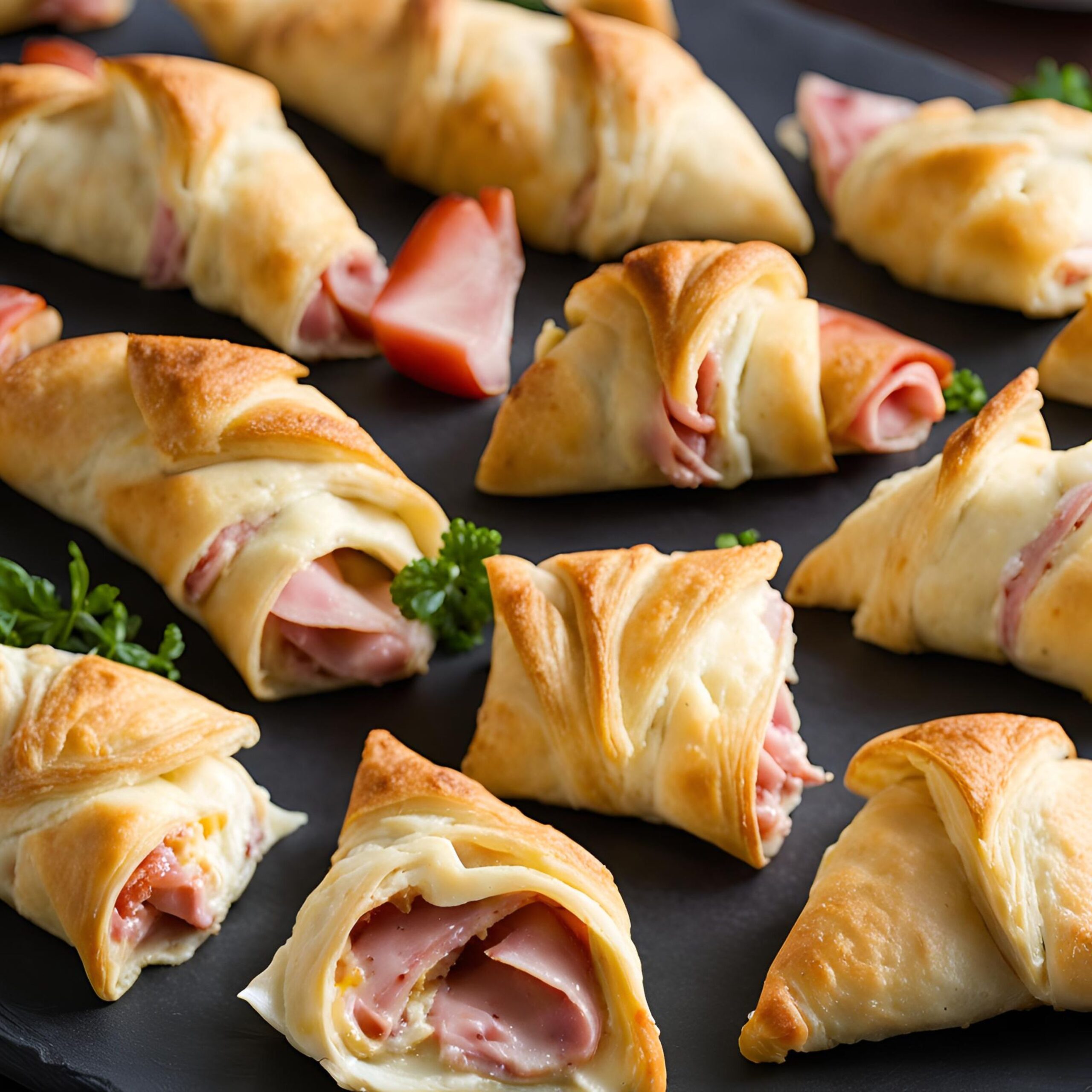 Ham and Cheese Crescent Roll-Up Recipe: Quick Party Snack! - The Fresh ...