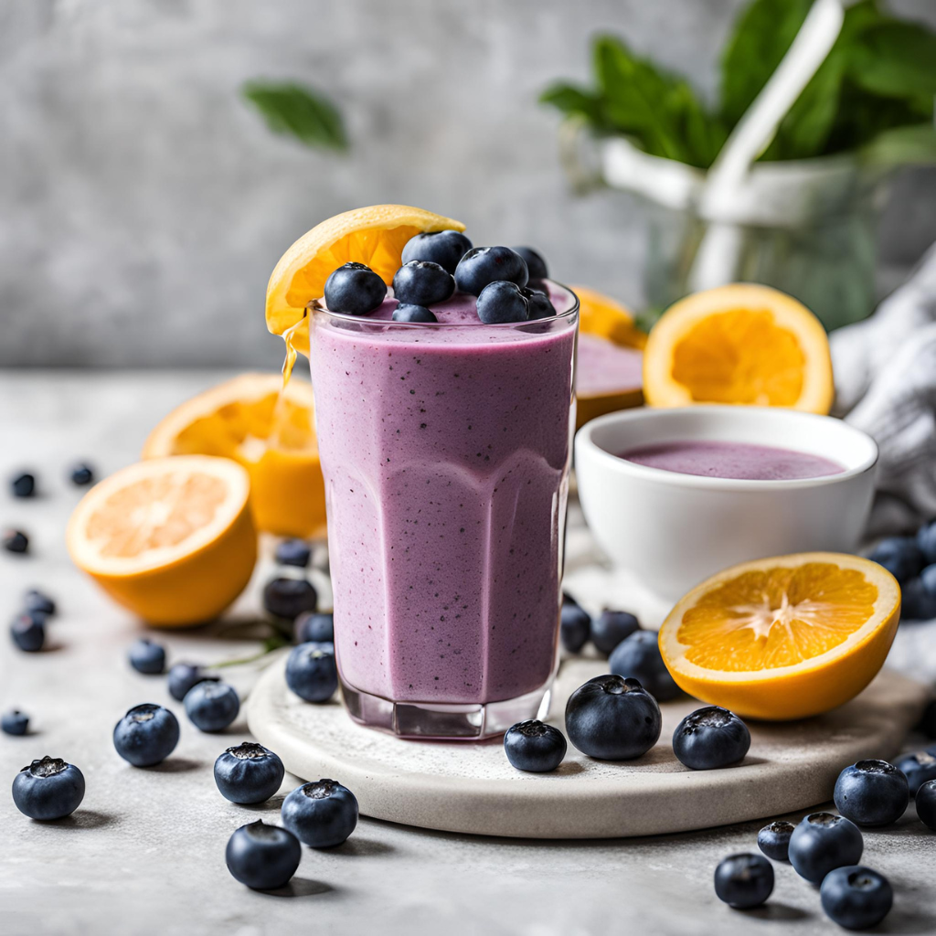 Blueberry Kefir Smoothie: Super Refreshing Summer Sip! - The Fresh Man cook