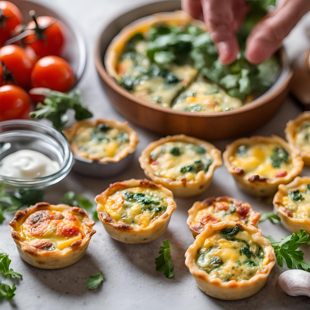 Crustless Mini Quiche Recipe: Simply Perfect Mini Quiches! - The Fresh ...
