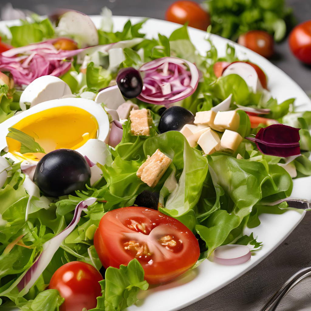 French Salad: Classic And Healthy French Delight! - The Fresh Man cook