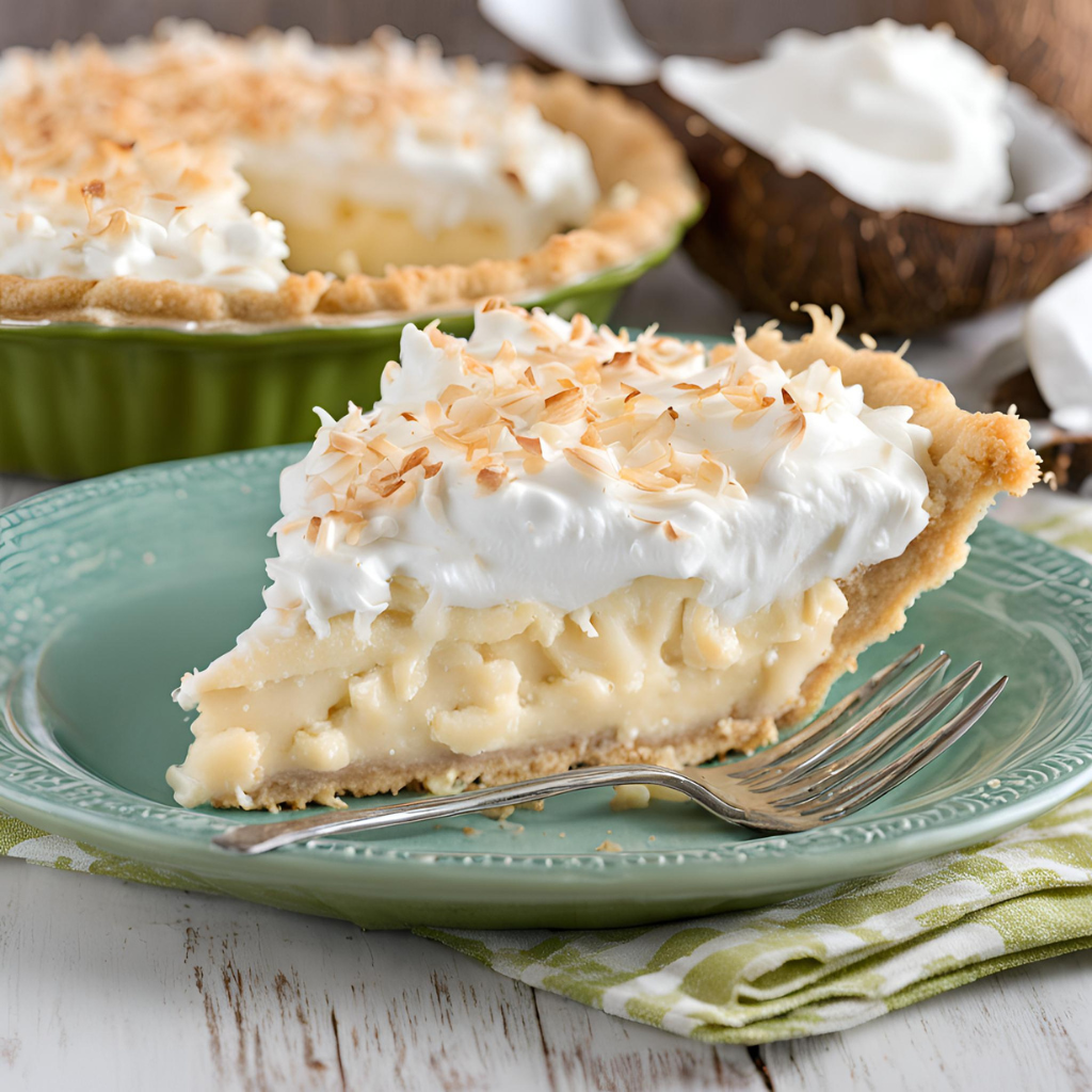 Old Fashioned Coconut Cream Pie: Classic Coconut Pie! - The Fresh Man cook