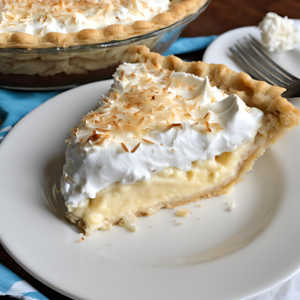Old Fashioned Coconut Cream Pie: Classic Coconut Pie! - The Fresh Man cook