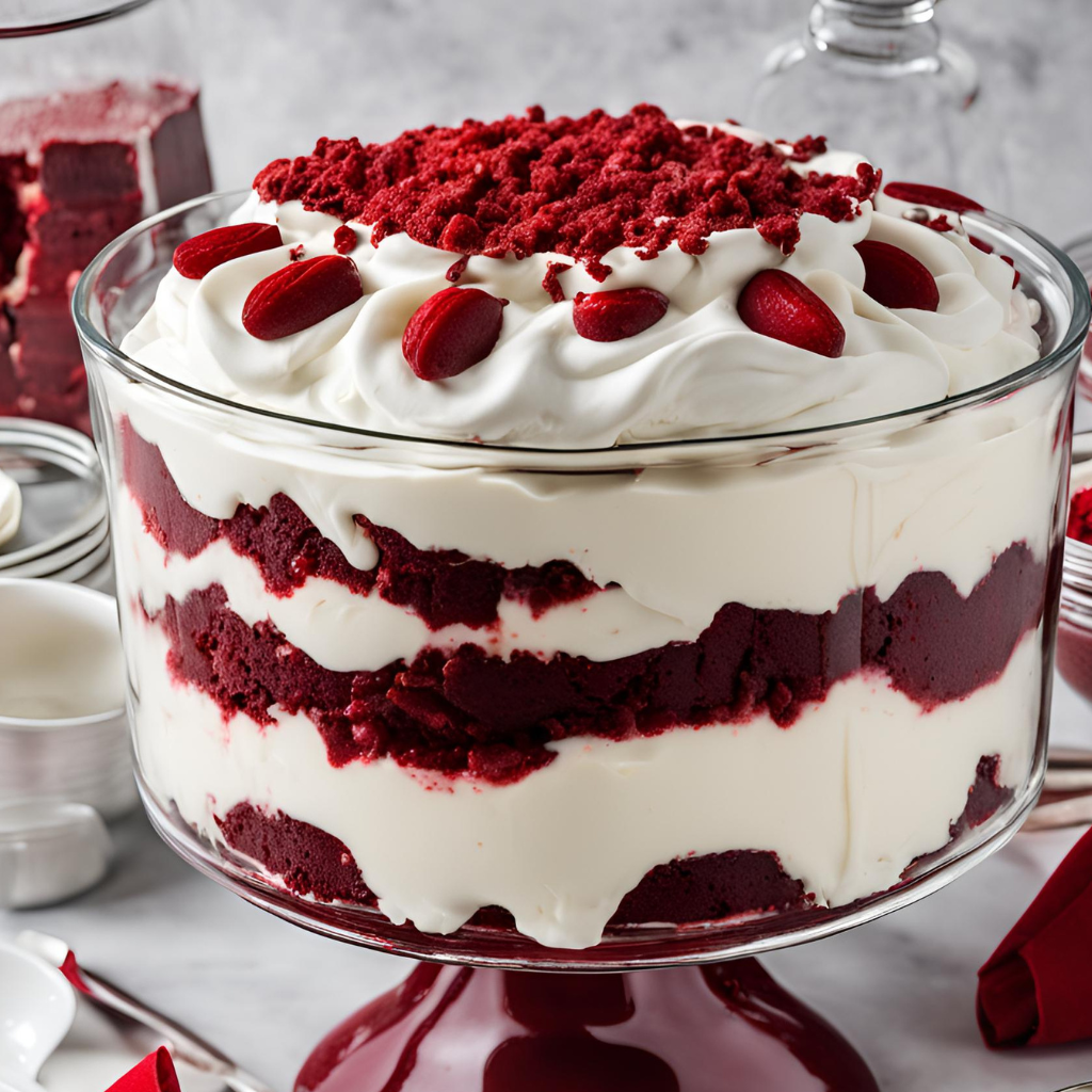 Red Velvet Trifle: Ultimate Creamy Sweet Treat! - The Fresh Man cook