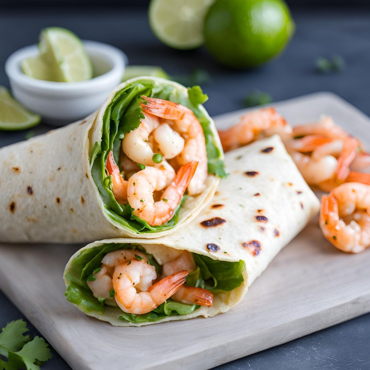 Cilantro Lime Shrimp Wraps Recipe: Fresh and Flavorful! - The Fresh Man ...