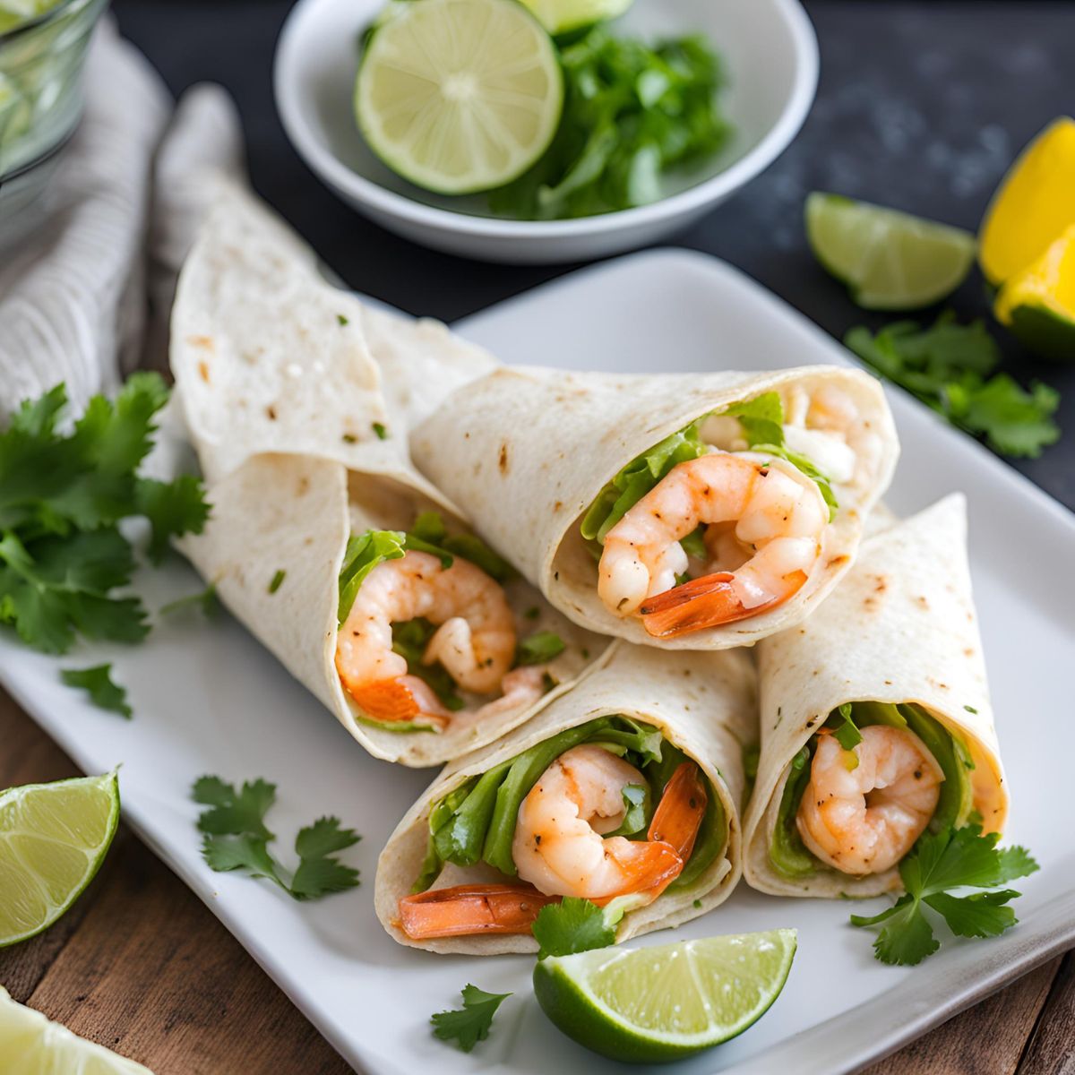 Cilantro Lime Shrimp Wraps Recipe: Fresh and Flavorful! - The Fresh Man ...
