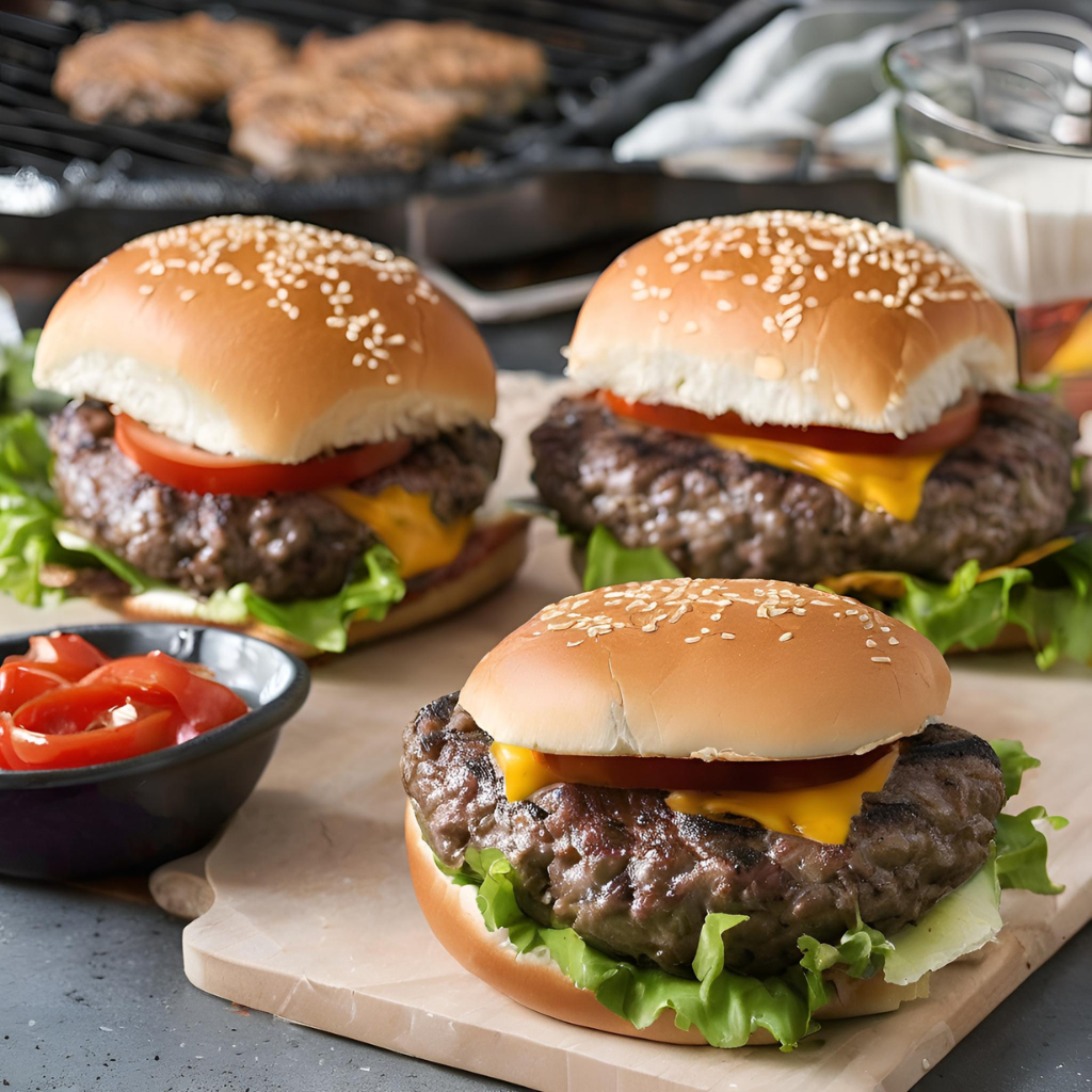 Broil Hamburgers: Juicy Brunch Delight! - The Fresh Man cook
