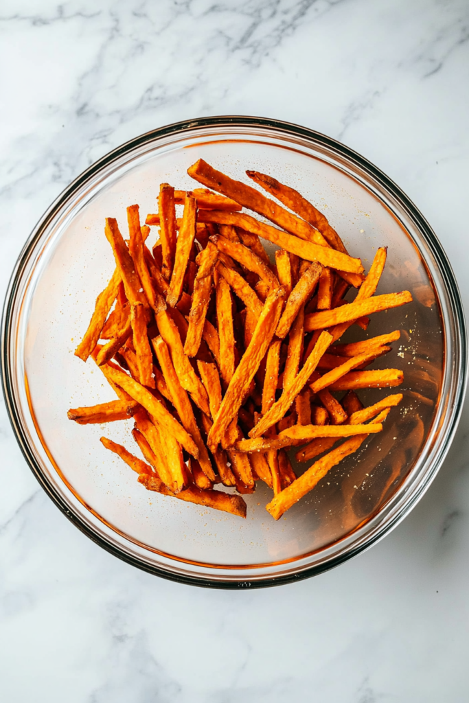 Sweet Potato Fries with Cinnamon and Brown Sugar Dipping Sauce Recipe